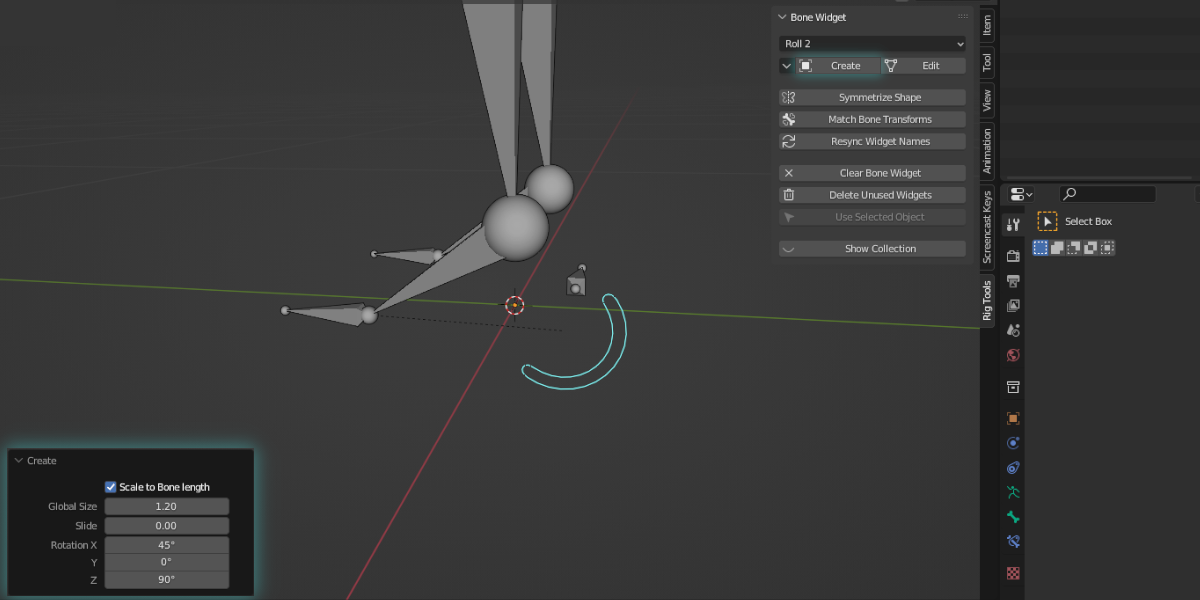 Bone Widget (1.9.1) - Blender Market