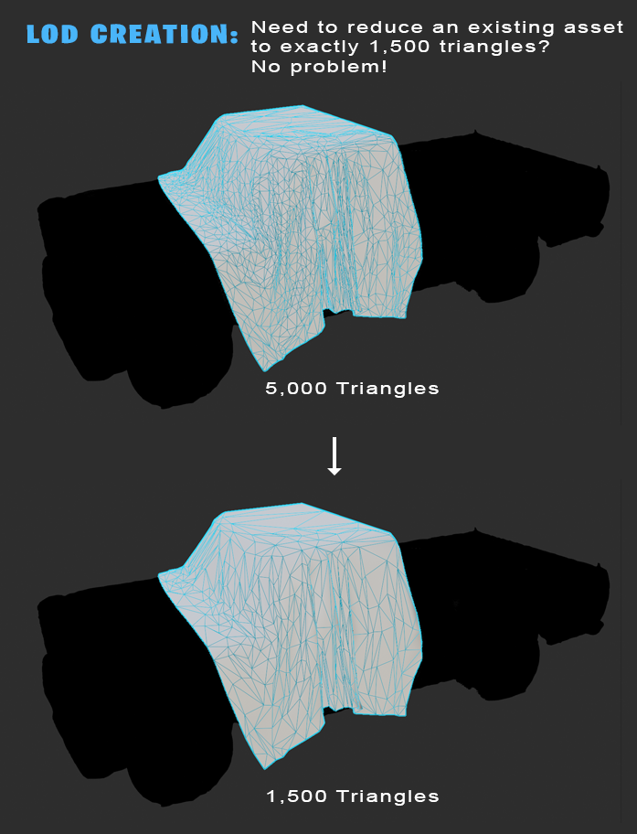 Exact Decimate: Triangle Count Precision - Blender Market