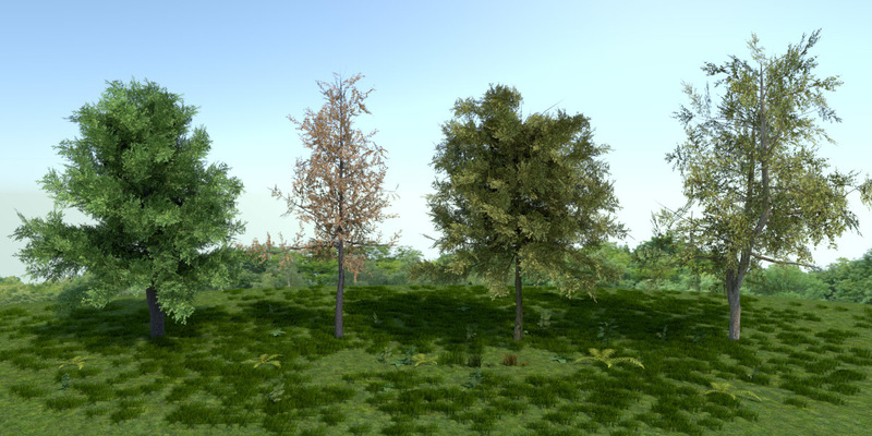 Vegetation pack 1 - Blender Market