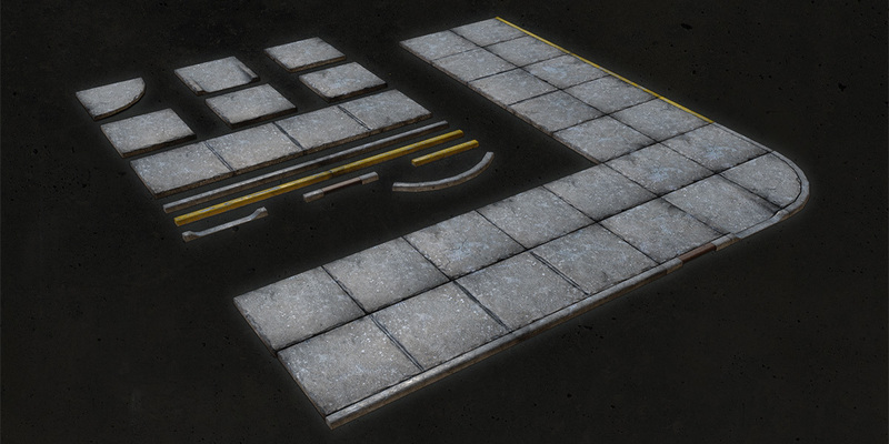 Sidewalk - Modul System - Blender Market