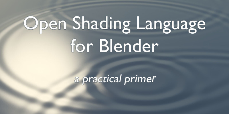 Open Shading Language For Blender Blender Market