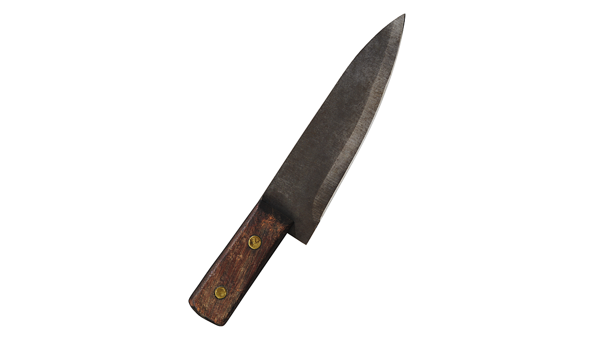 Realistic Kitchen Knife With PBR Materials - Blender Market