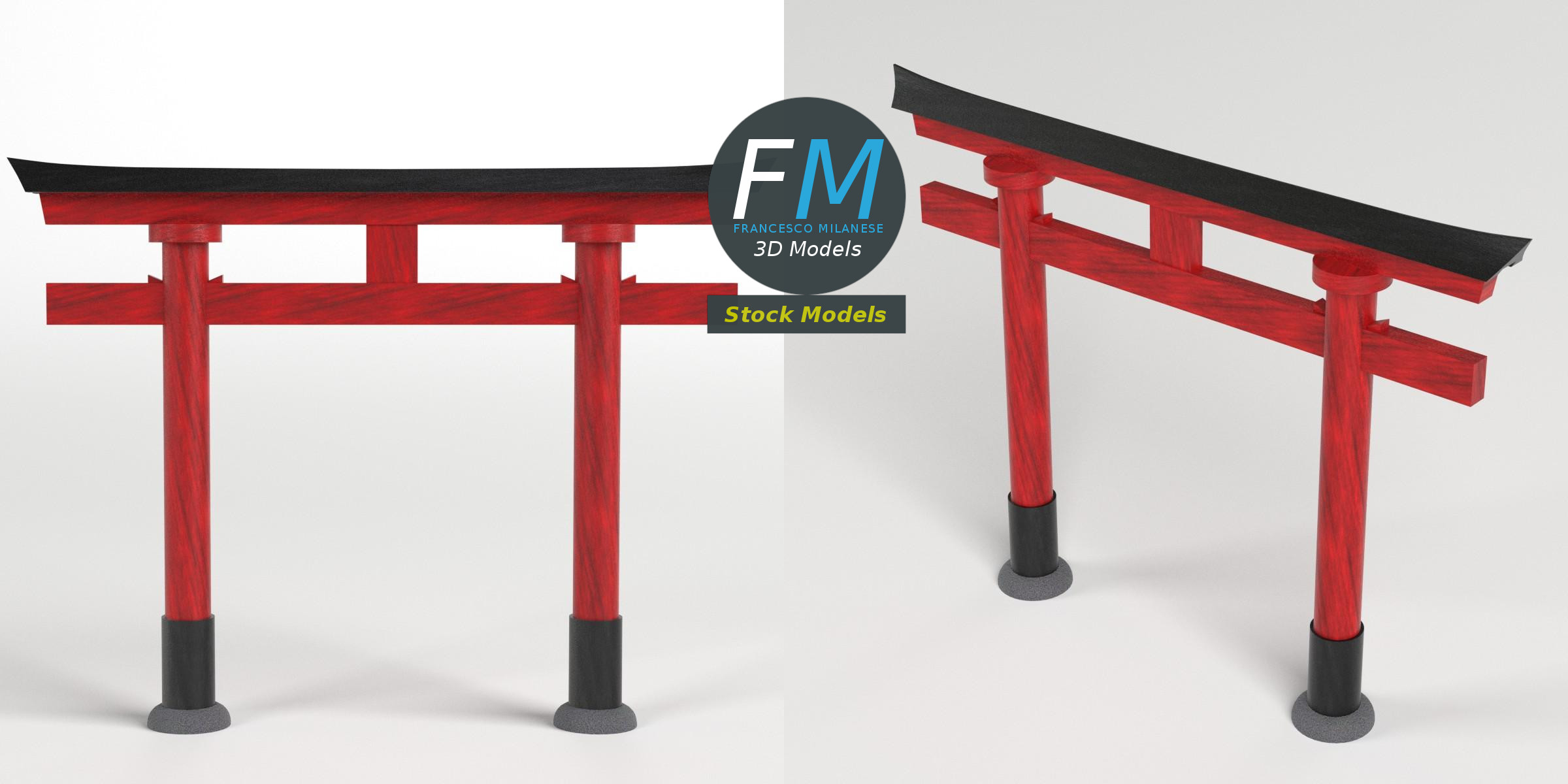 Japanese Torii gate - Blender Market
