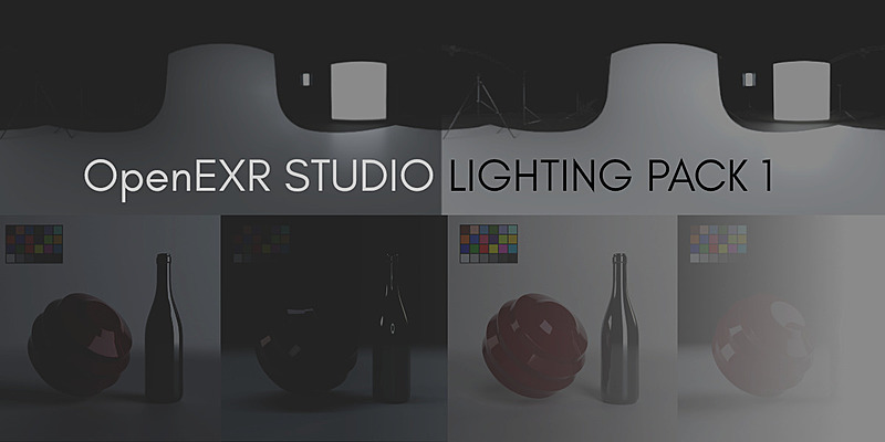 OpenEXR Studio lighting Pack1 - Blender Market