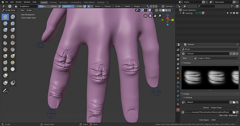 Human Hands Alphas - Blender Market