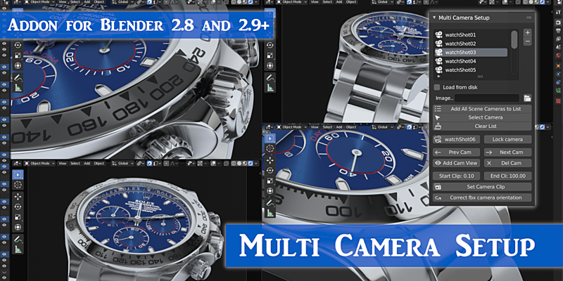 Multi Camera Setup Addon - Blender Market