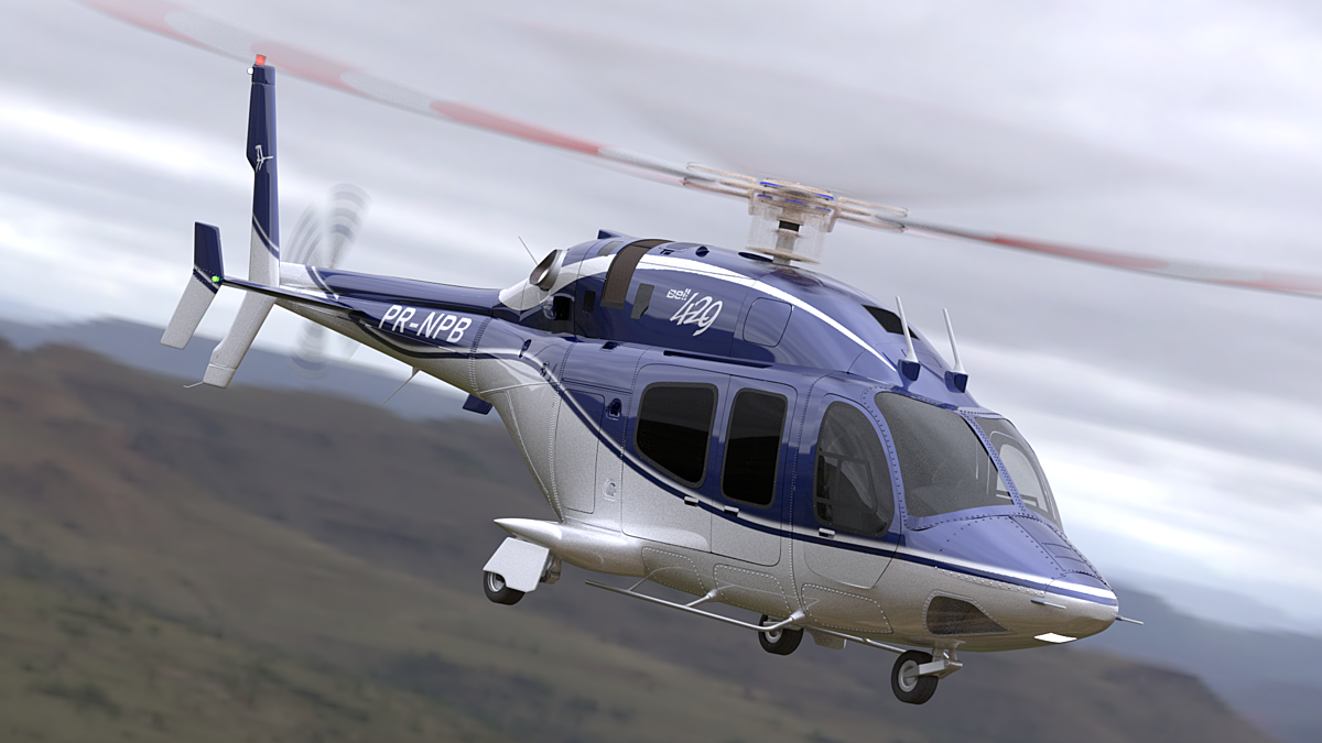 Bell 429 Helicopter - Blender Market