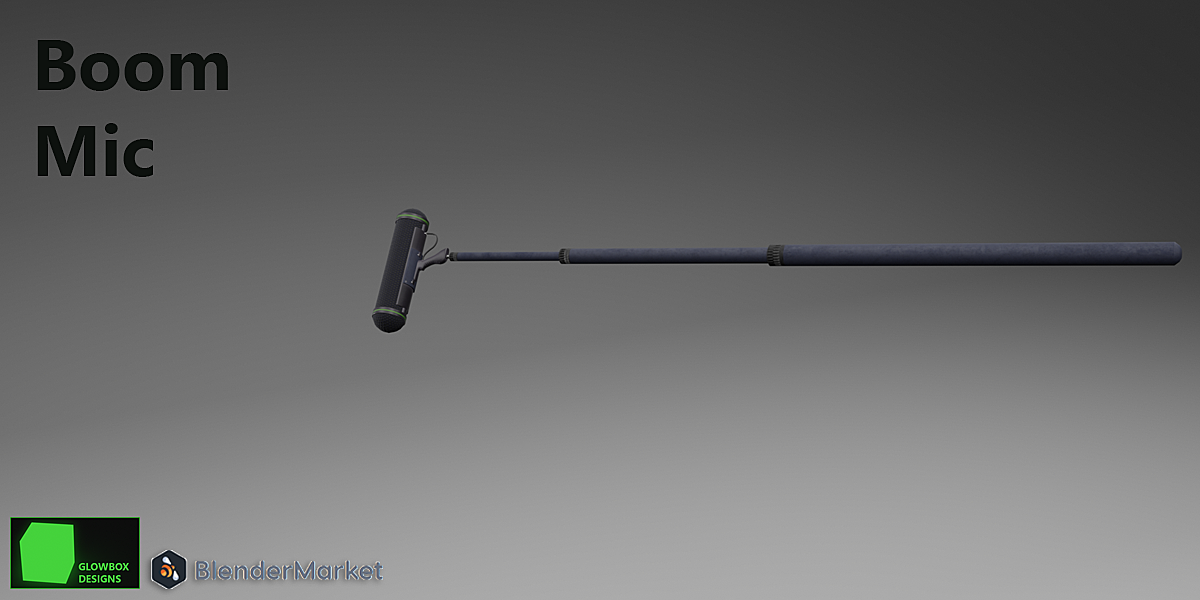 Boom Mic - Blender Market