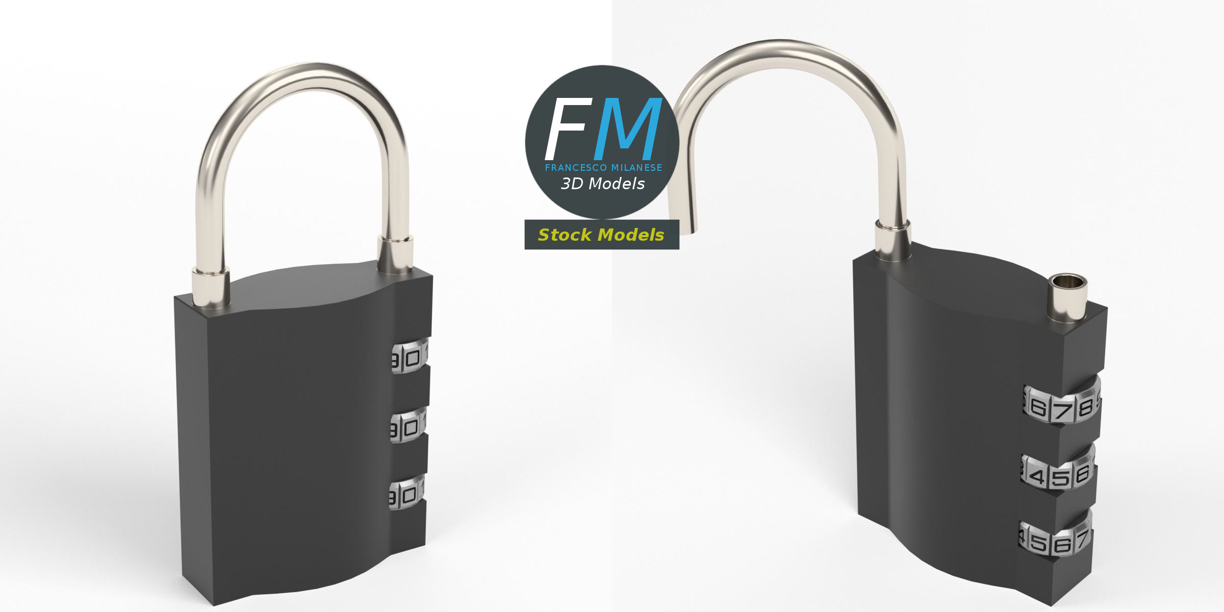 Luggage lock - Blender Market