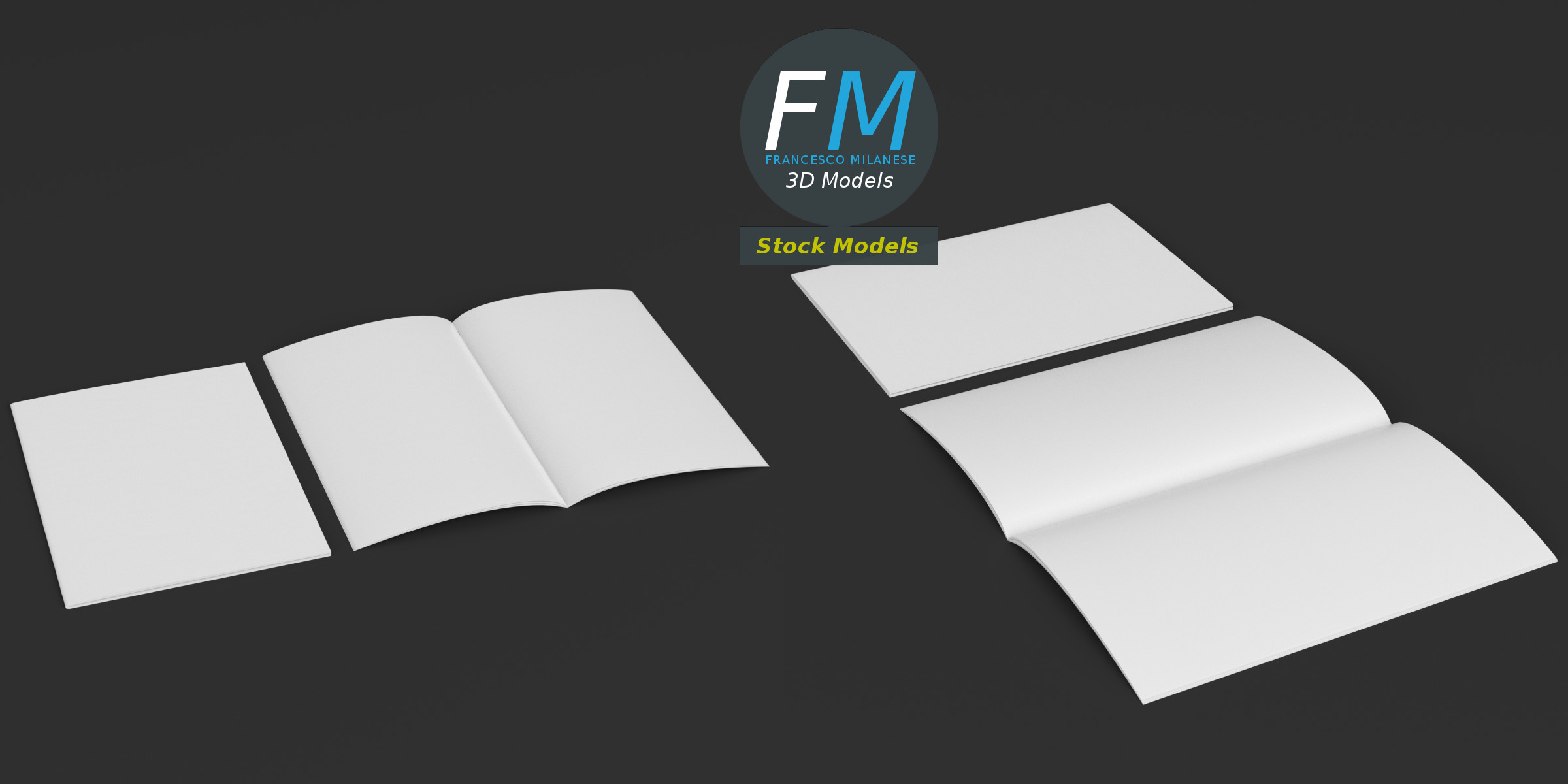 Brochure mockups - Blender Market