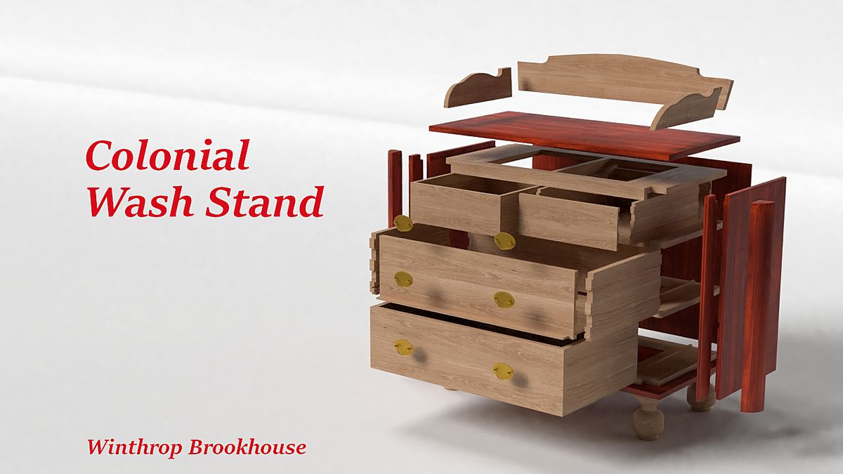 Colonial Wash Stand furniture - Blender Market