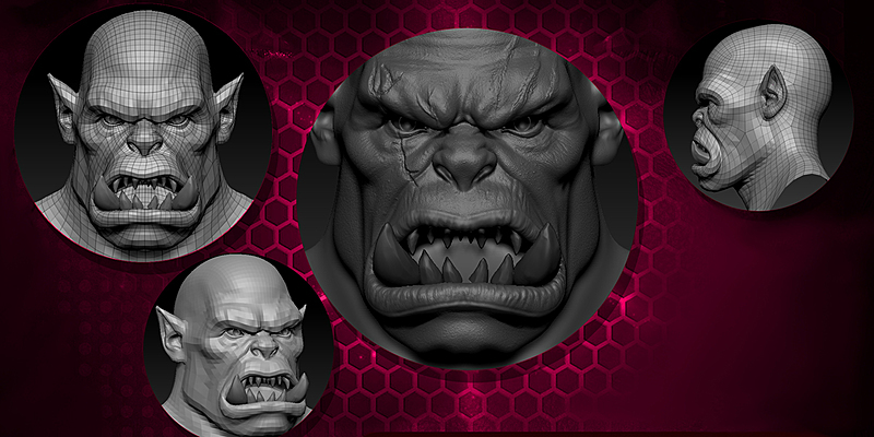 Orc Basemesh ( Animation Ready Topology ) - Blender Market