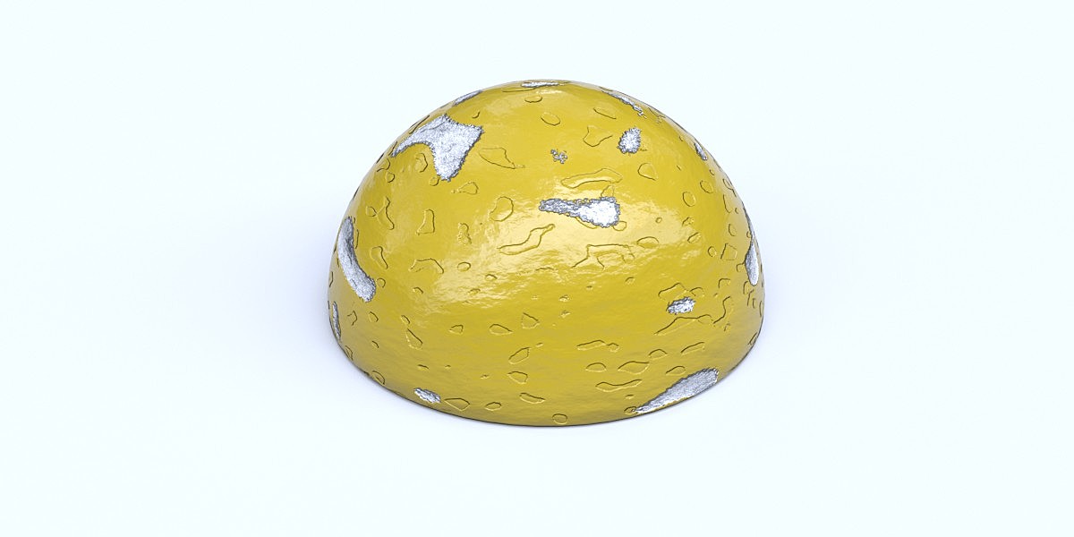 Parking concrete hemisphere + old paint procedural material - Blender ... Parking concrete hemisphere + old paint procedural material - Blender ...