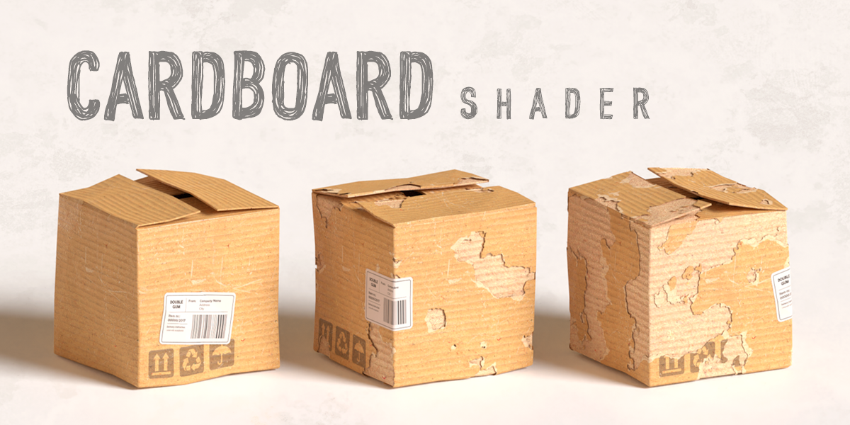Cardboard Shader - Blender Market