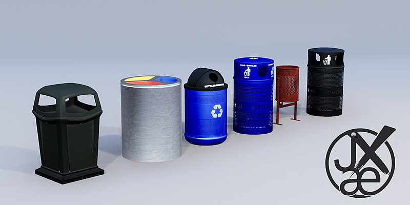 Trash Recycling Bins - Blender Market
