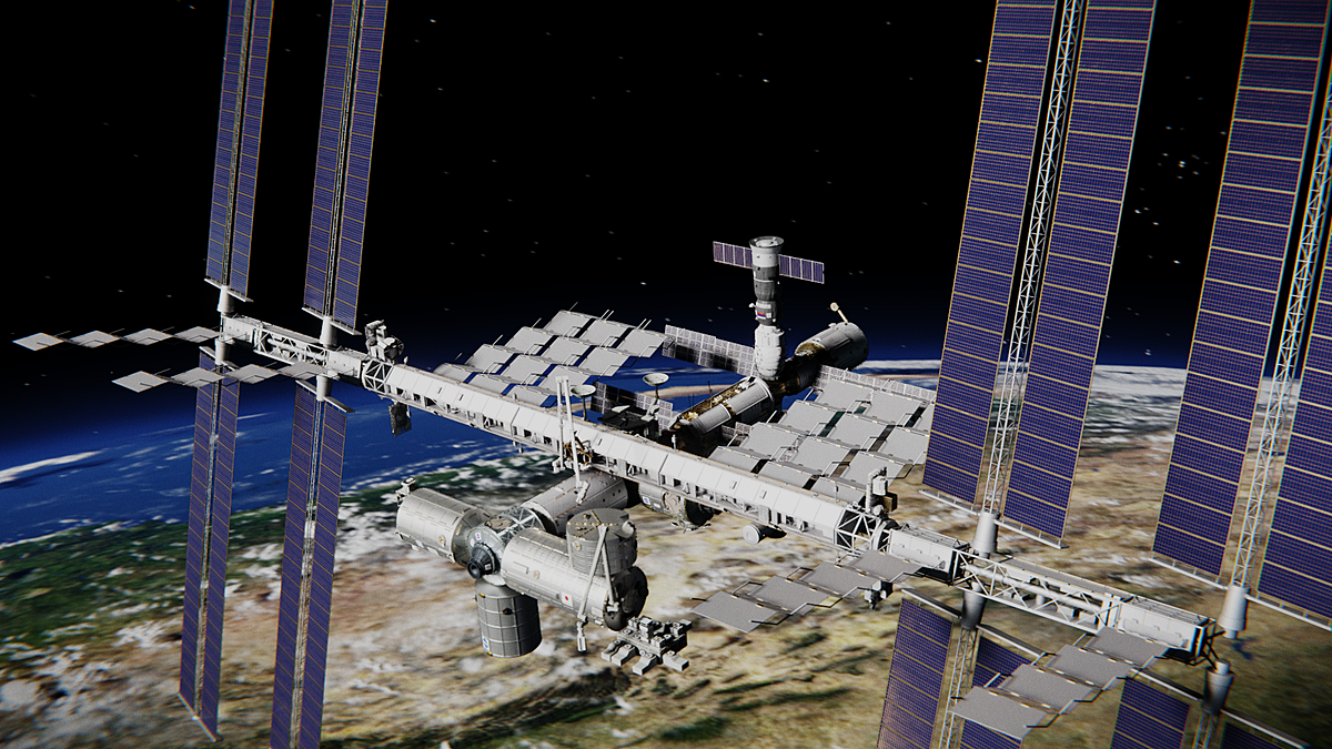 International Space Station (2021) - Blender Market