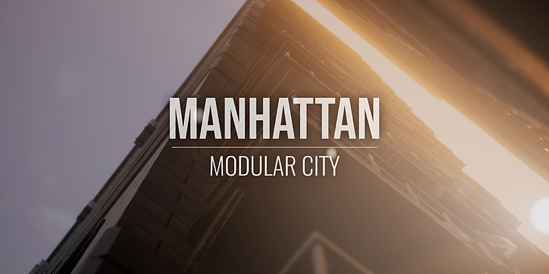Manhattan Modular City - Blender Market