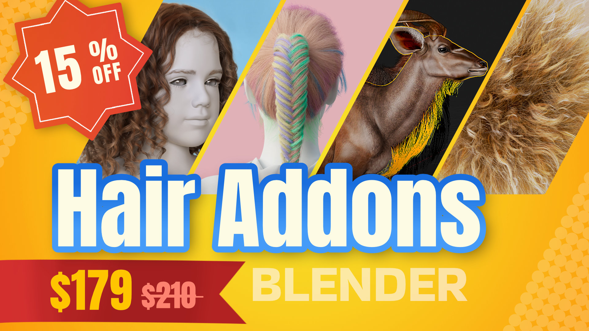 Blender Addon | Hair Add-on Bundle | VFX Grace - Blender Market