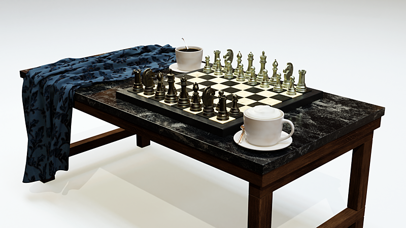 Chess Coffee Table - Blender Market