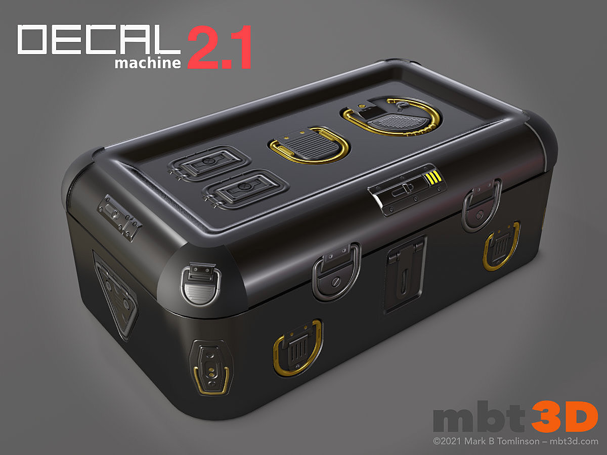 Latch Decals - Decal Machine - Blender Market