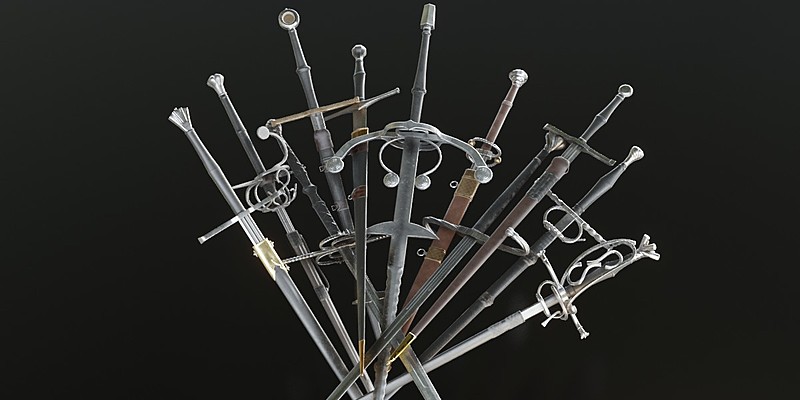 Medieval swords - Blender Market
