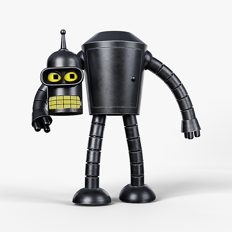 Bender Robot - Blender Market