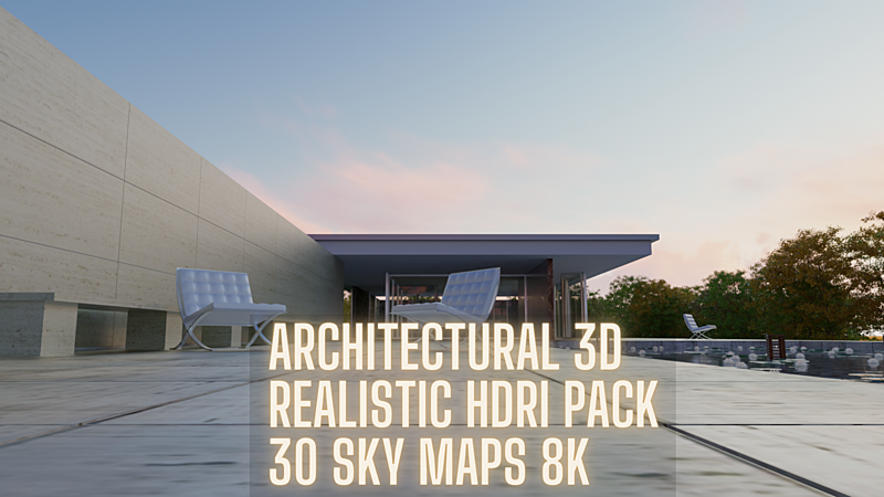 HDRI 8k SKY maps pack for architecture 3d rendering - Blender Market