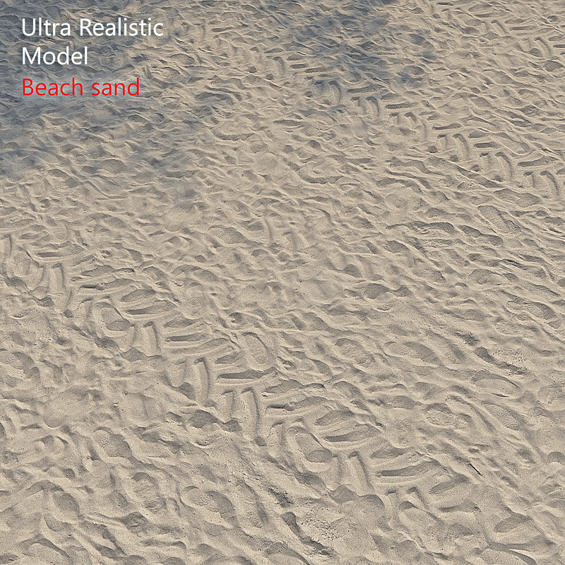 Ultra realistic Beach sand geometry 2 - Blender Market