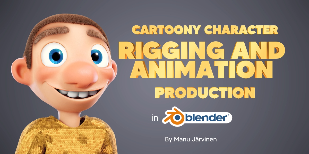 Cartoony Character Rigging And Animation Production In Blender ...