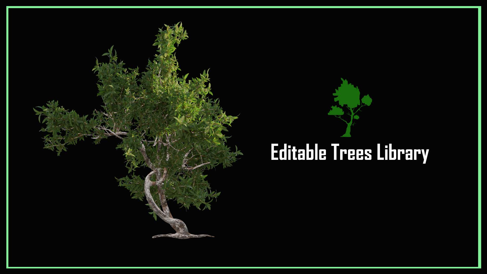 Editable Trees Library - Blender Market