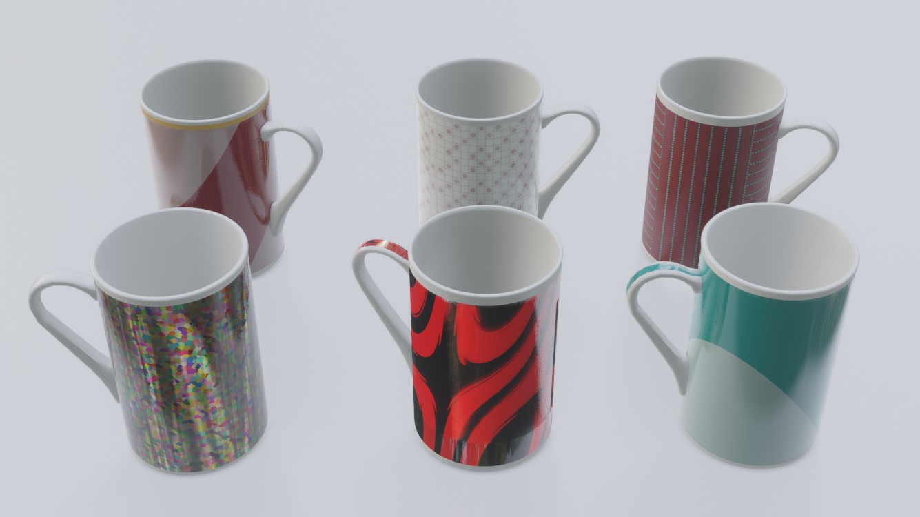 Teacup 3D Model Set - Blender Market