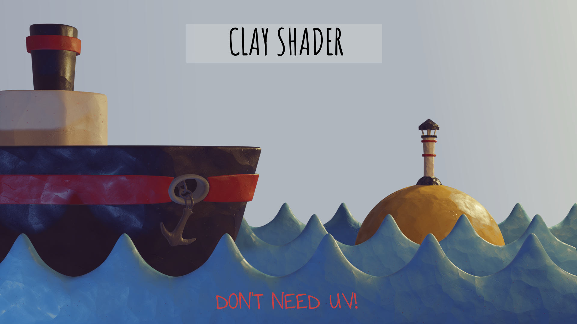 Clay/Plasticine Procedural Shader (Cycles & Eevee) - Blender Market