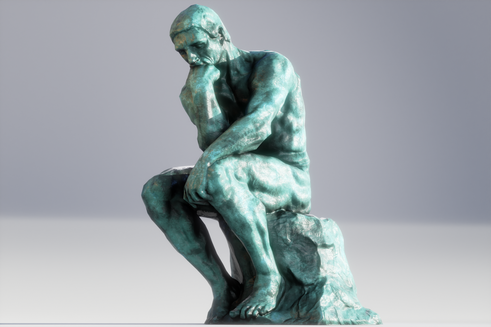 The Thinker Statue Png
