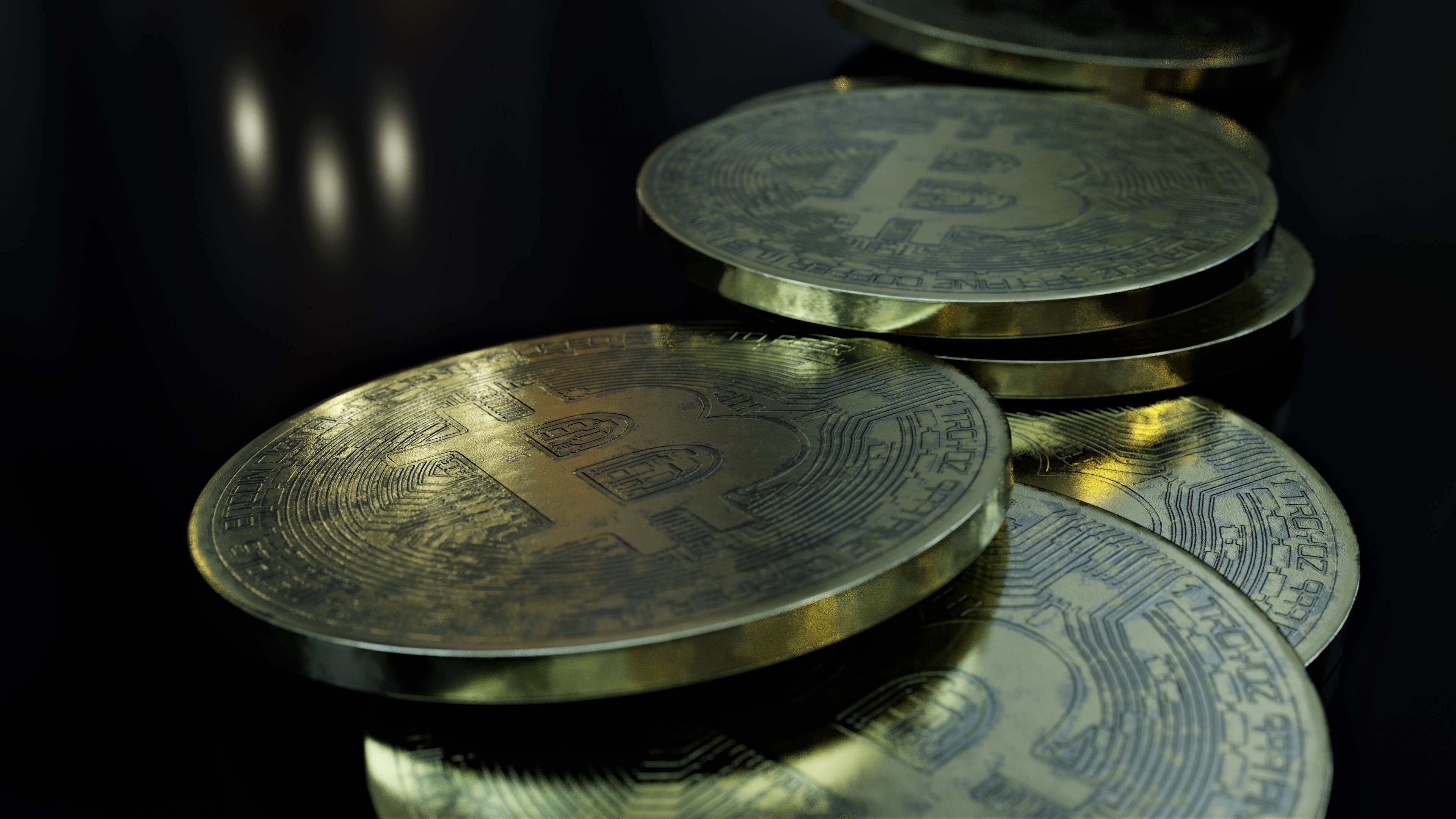 Bitcoin model and PBR textures - Blender Market