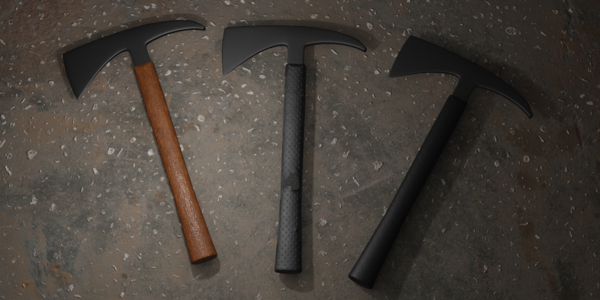 Axe 3D Model Set - Blender Market
