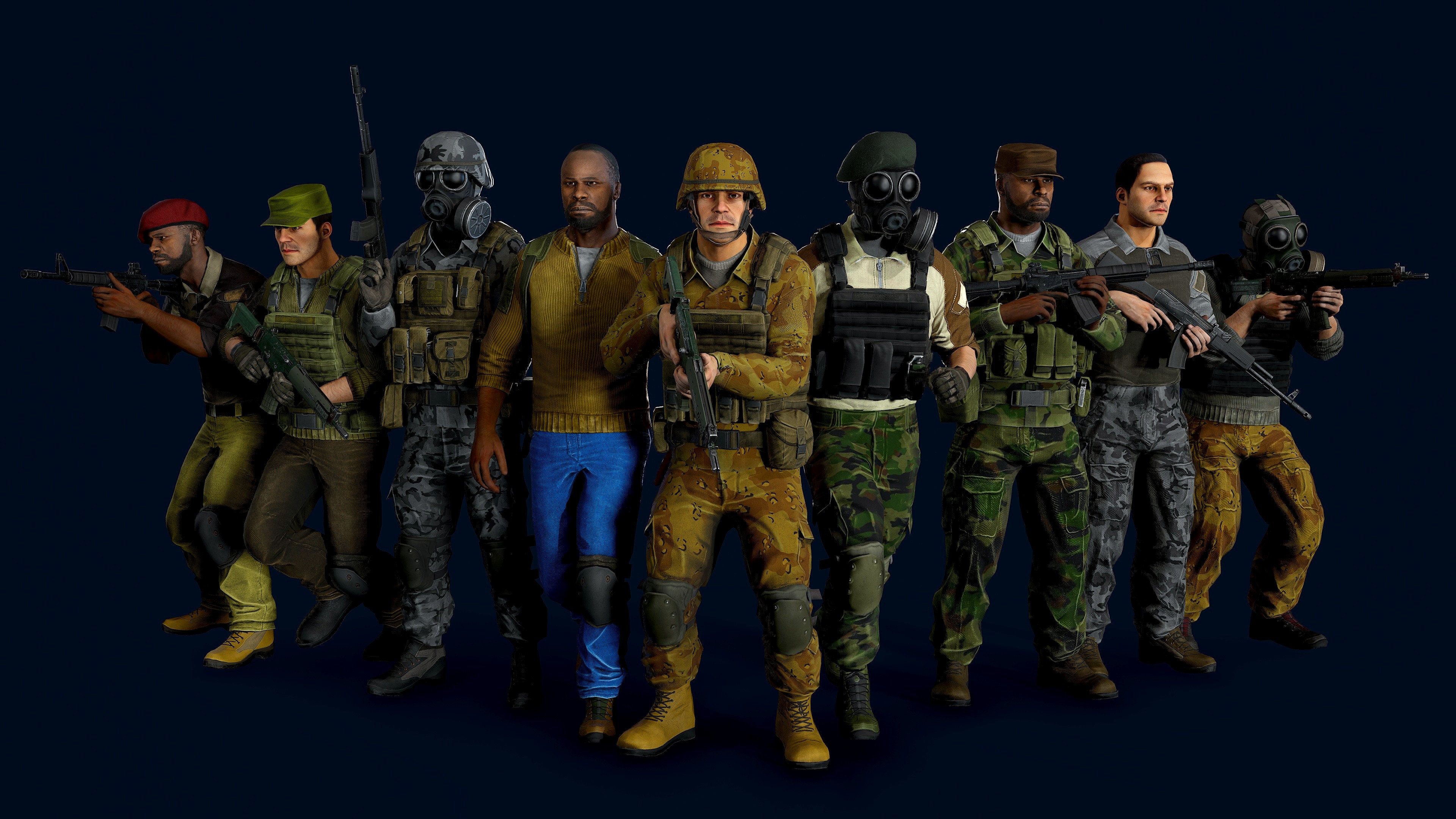 Modular military character - Blender Market