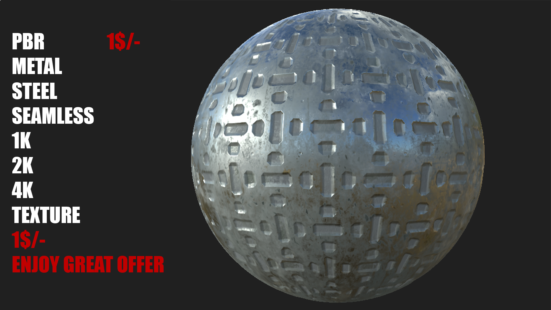PBR Metal Texture - Blender Market