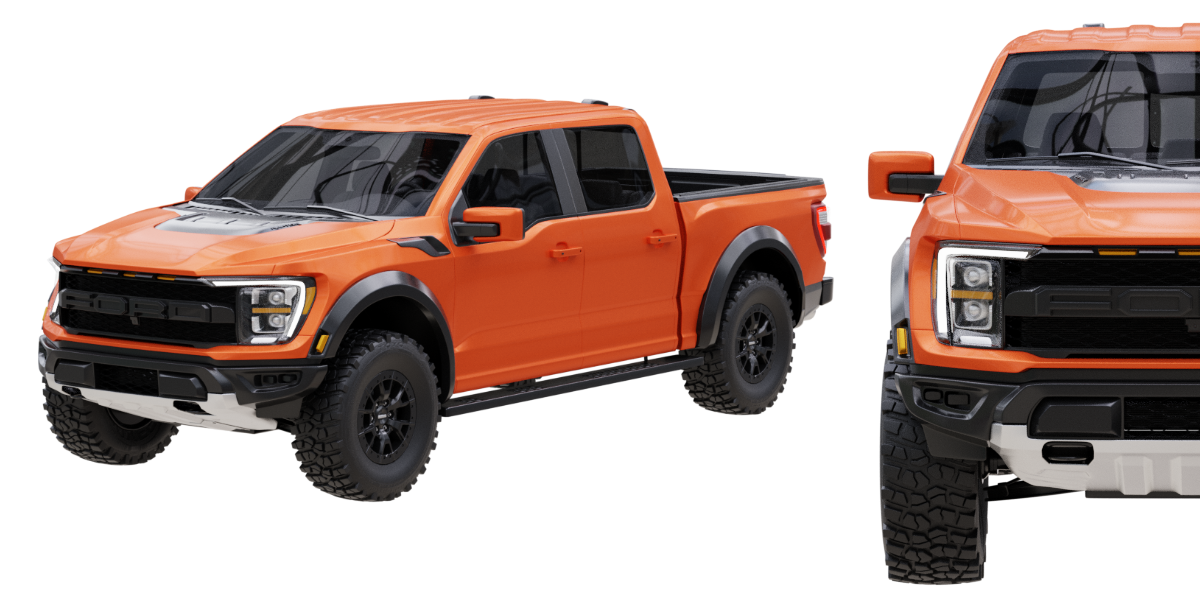 Car - Ford F150 Raptor 2021 - Blender Market