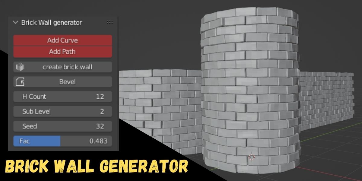 Brick Wall Generator - Blender Market