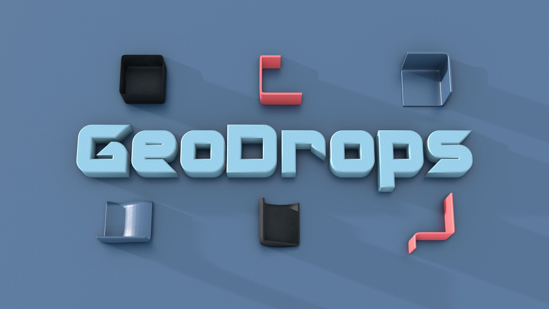 GeoDrops: Geometry Nodes Studio Backdrops - Blender Market