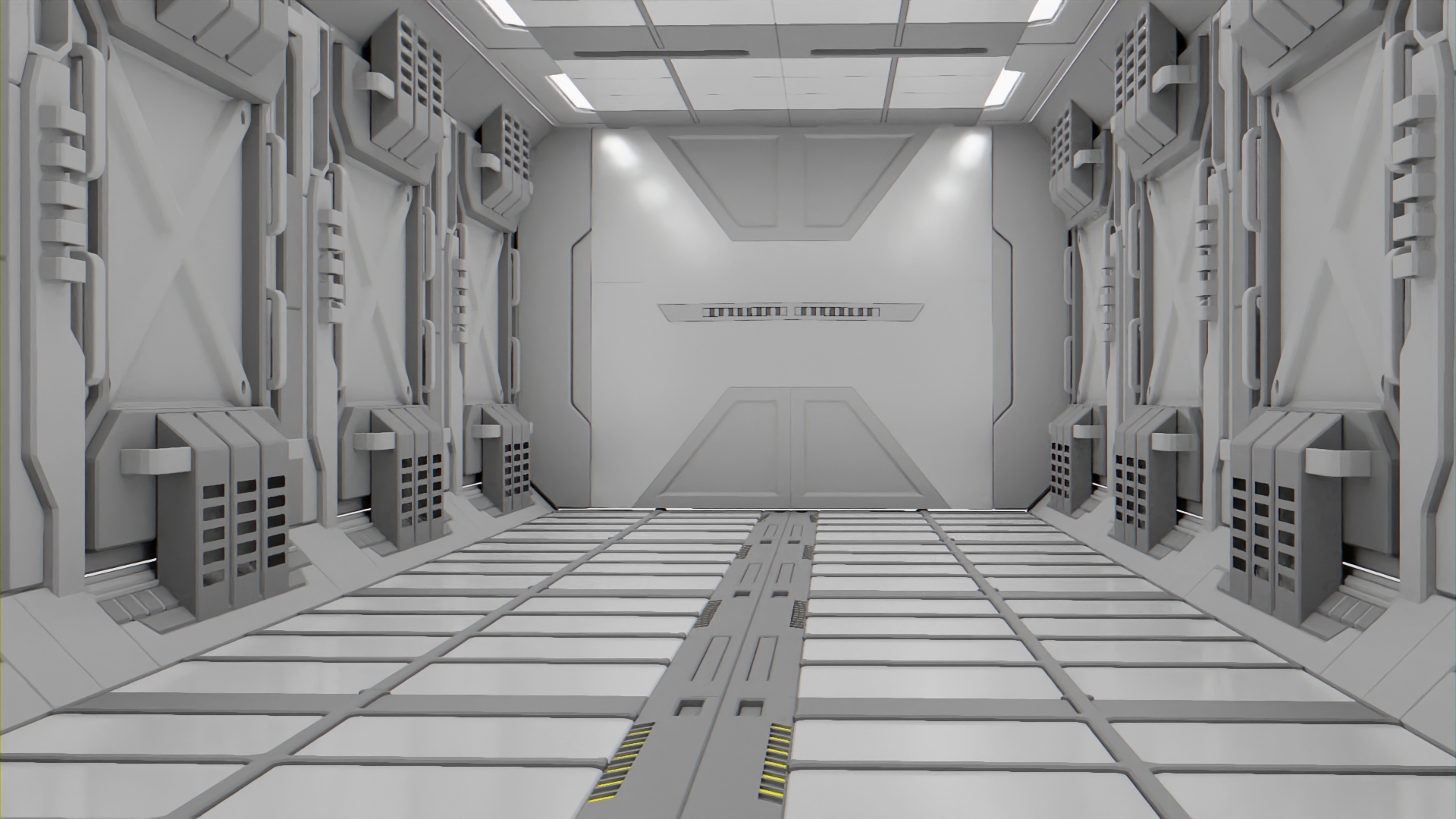 sci-fi corridor - Blender Market