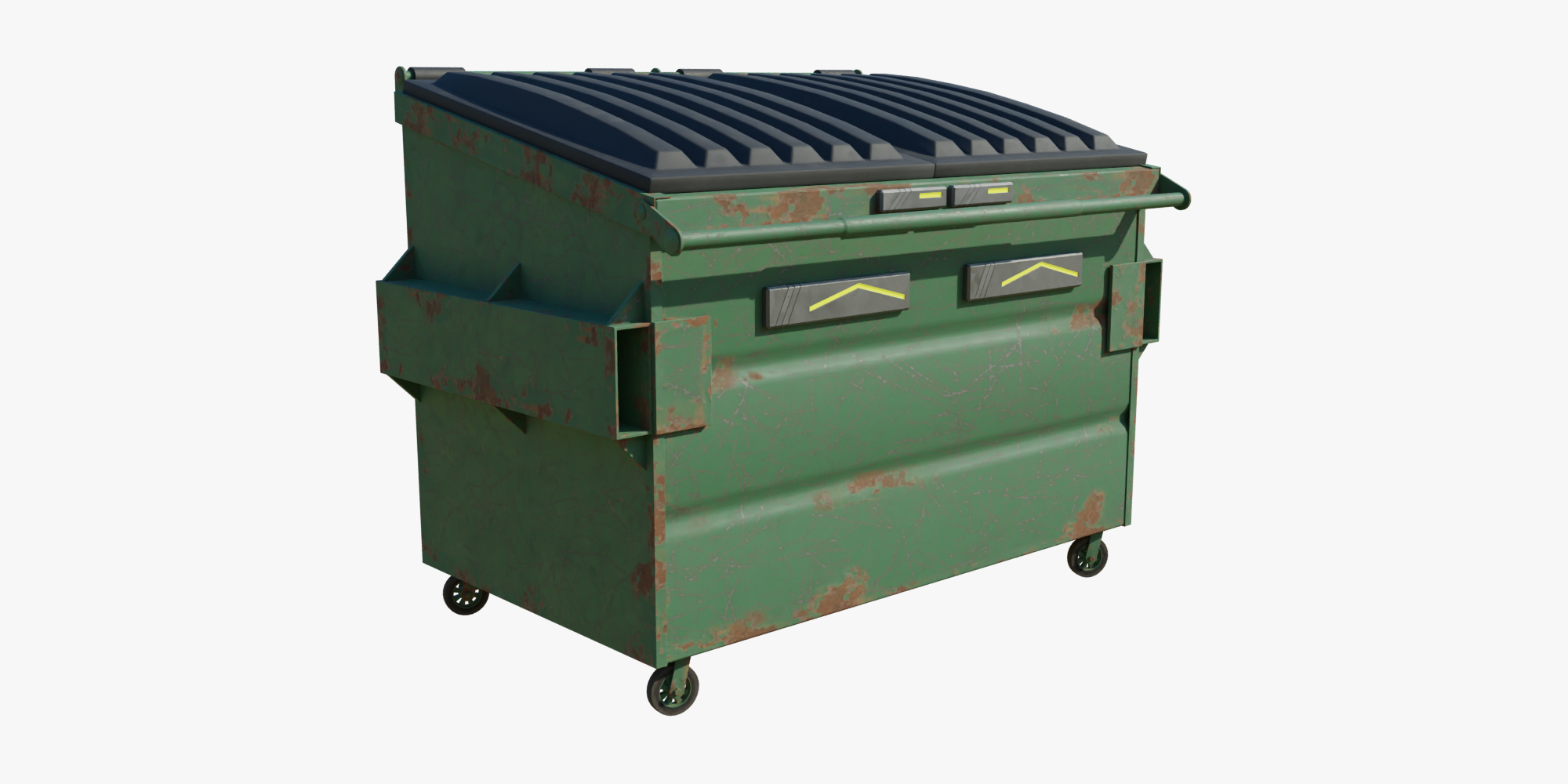 Sci Fi Garbage Dumpster - Blender Market