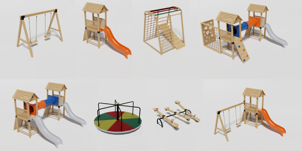 Playground Collection V3 - Blender Market