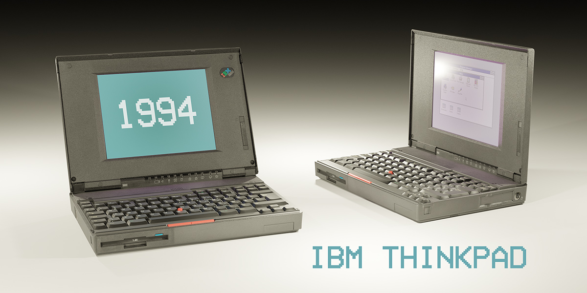 90's Laptop - IBM Thinkpad 360CE - 2 versions included - Blender Market