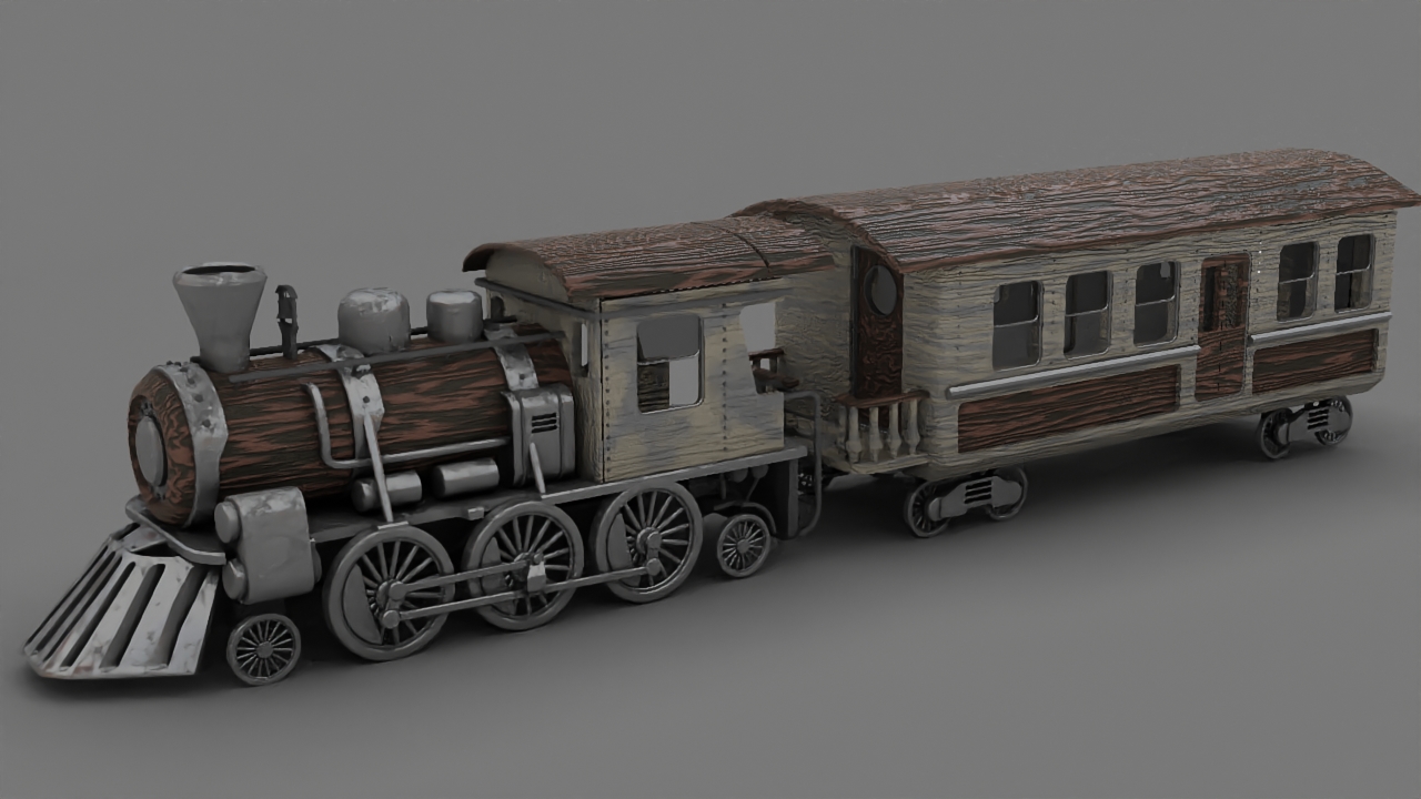 STEAM TRAIN - Blender Market