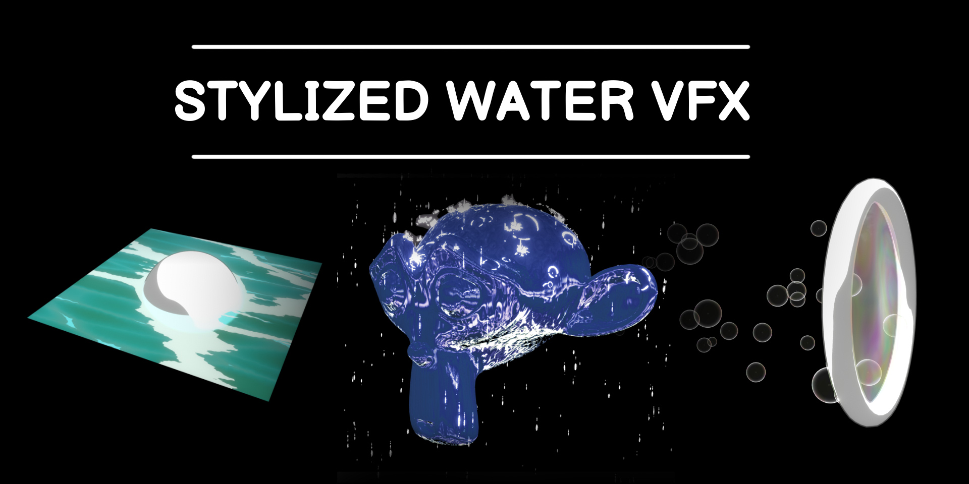 Stylized Water and Rain VFX - Blender Market