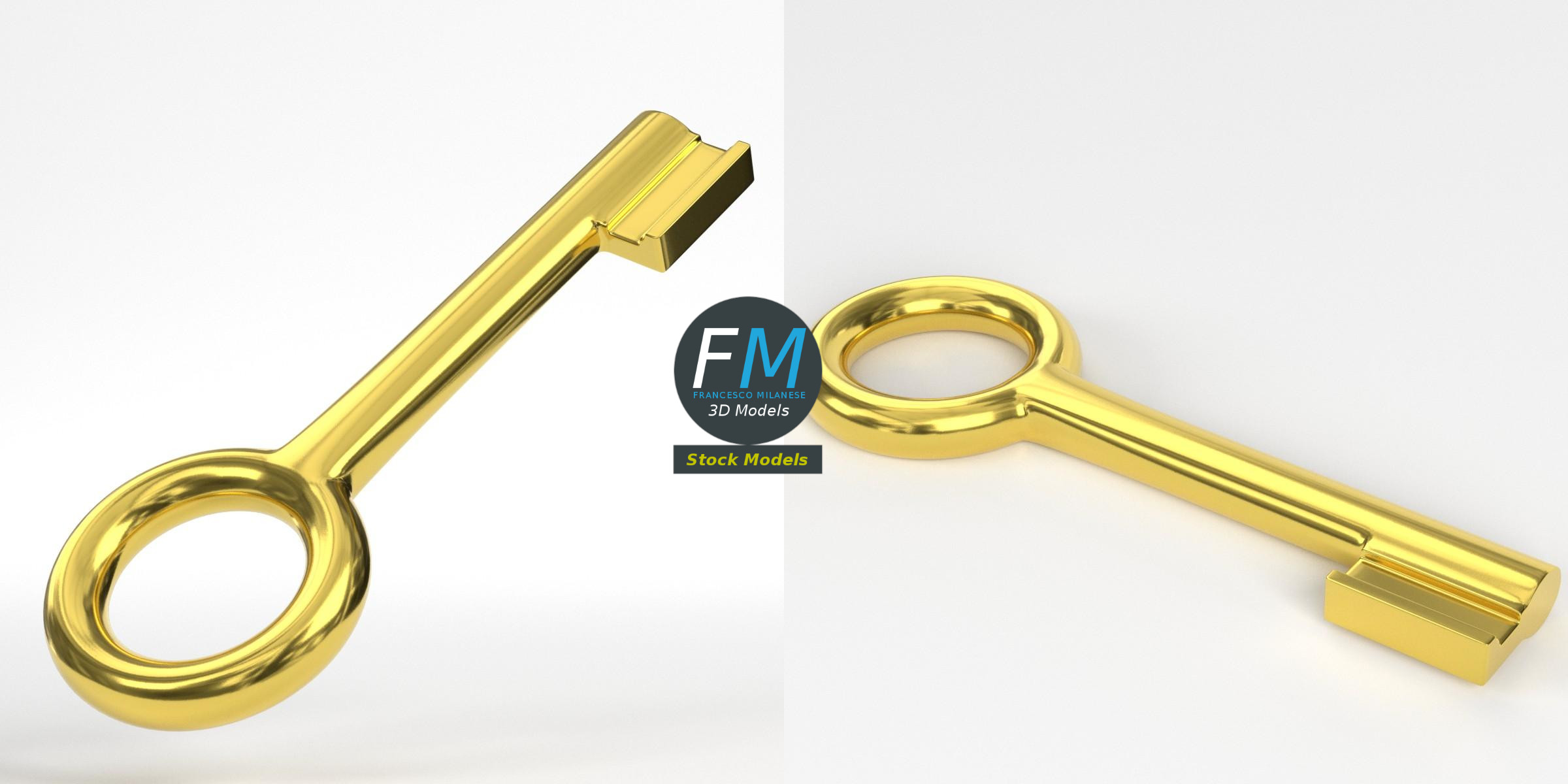 Stylized key 3 - Blender Market