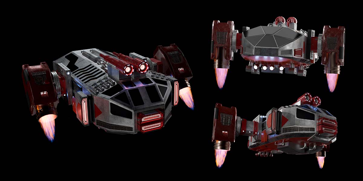 Spacecraft - Blender Market