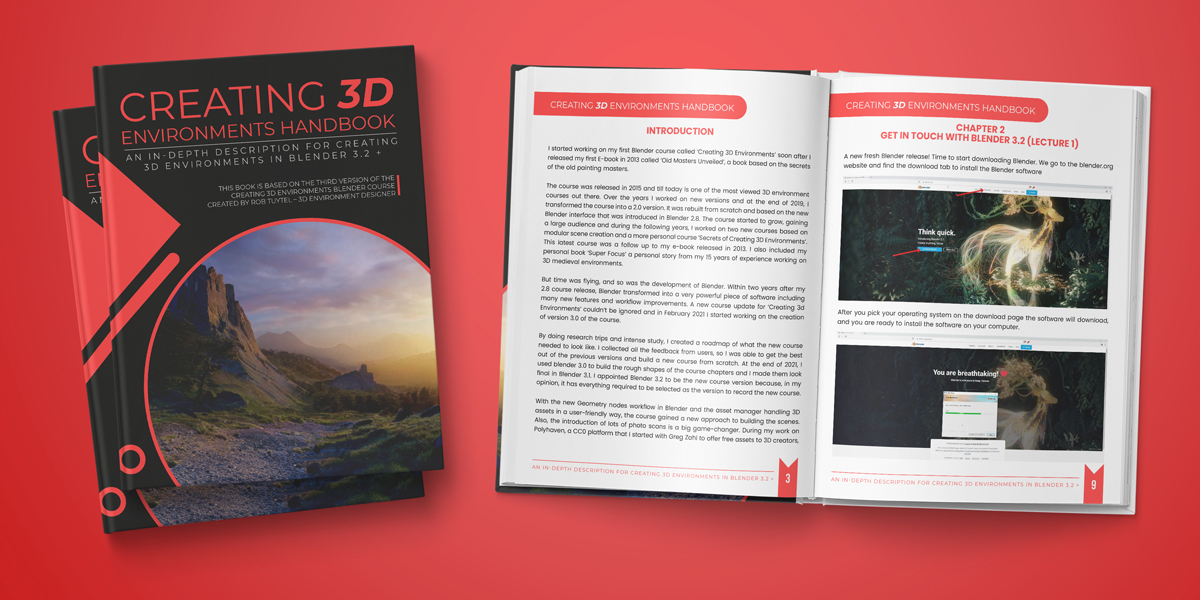 Creating 3D environments Handbook - Blender Market