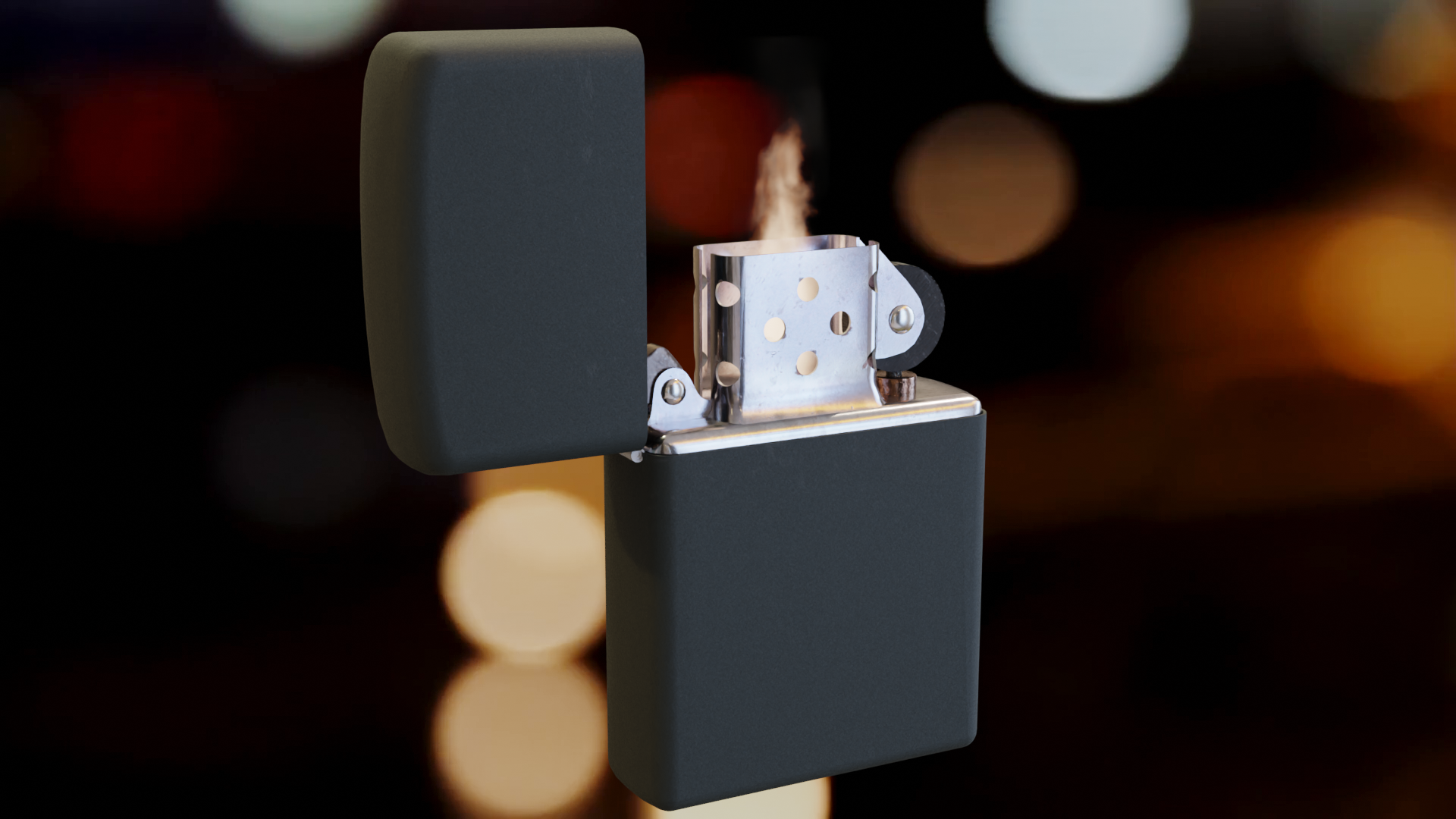 Zippo Lighter Asset - Blender Market